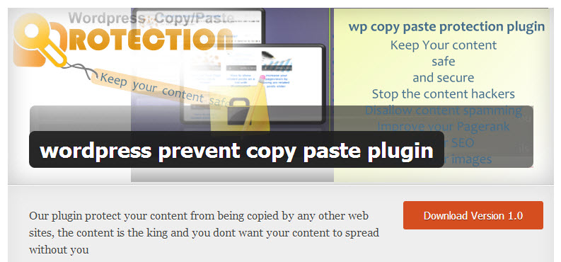 WP Prevent Copy Paste Plugin ป้องกันพวกปลิงมาก็อปเว็บคุณ!! - Freeware.in.th
