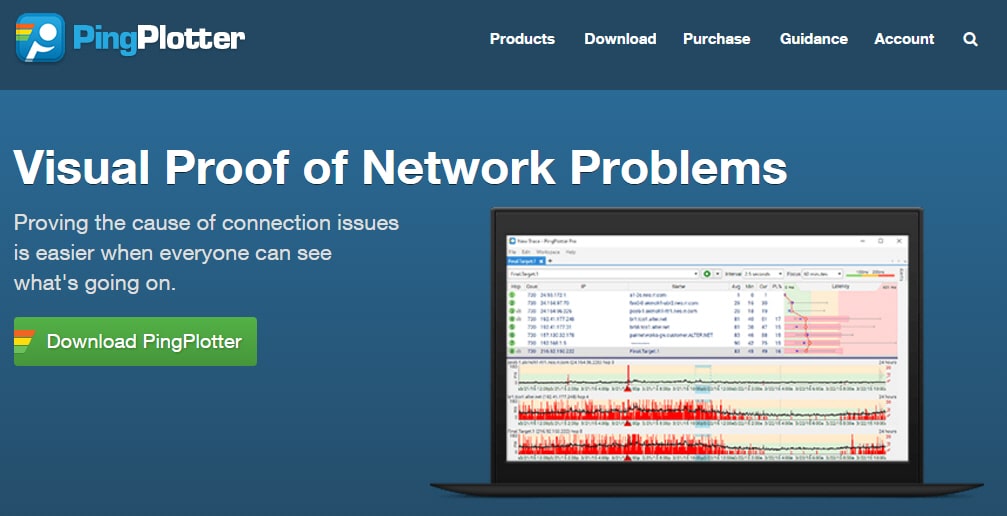 ตรวจสอบปัญหา Network ง่ายๆด้วย Ping Plotter - Freeware.in.th