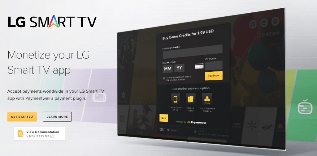 LG จับมือกับ PaymentWall ทำให้คุณสามารถจ่ายเงินผ่าน SmartTV ได้แล้ว - Freeware.in.th